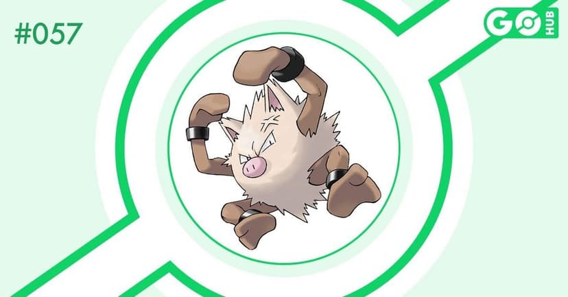 Primeape (Pokémon GO) - Mejores ataques, Debilidades, Contrincantes, Shiny