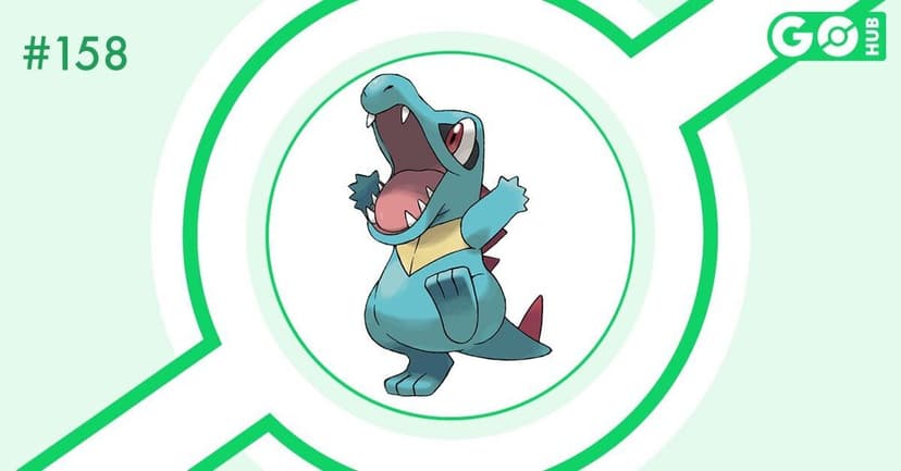 Totodile (Pokémon GO) - Best Moveset, Weakness, Counters, Shiny
