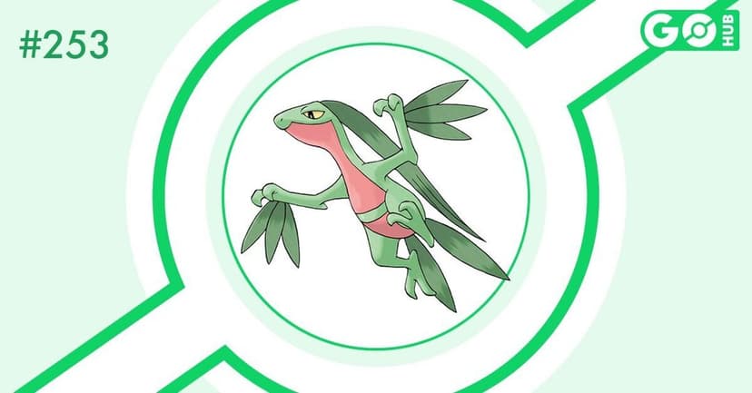 Grovyle (Pokémon GO) - Best Moveset, Weakness, Counters, Shiny