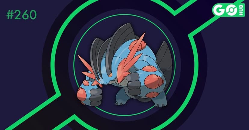 Mega Swampert (Pokémon GO) - Best Moveset, Weakness, Counters, Shiny