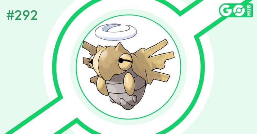Shedinja (Pokémon GO) - Best Moveset, Weakness, Counters, Shiny
