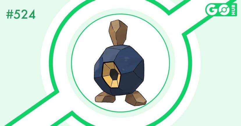 Roggenrola (Pokémon GO) - Best Moveset, Weakness, Counters, Shiny