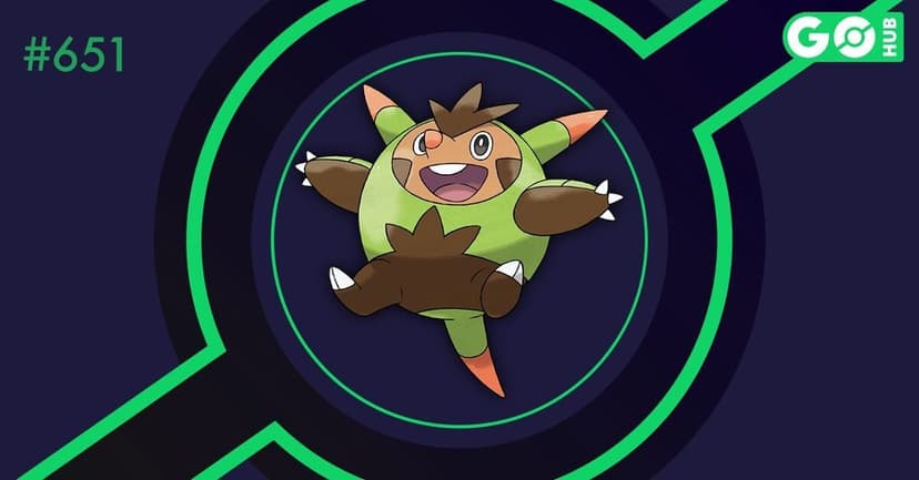 Quilladin (Pokémon GO) - Best Moveset, Weakness, Counters, Shiny