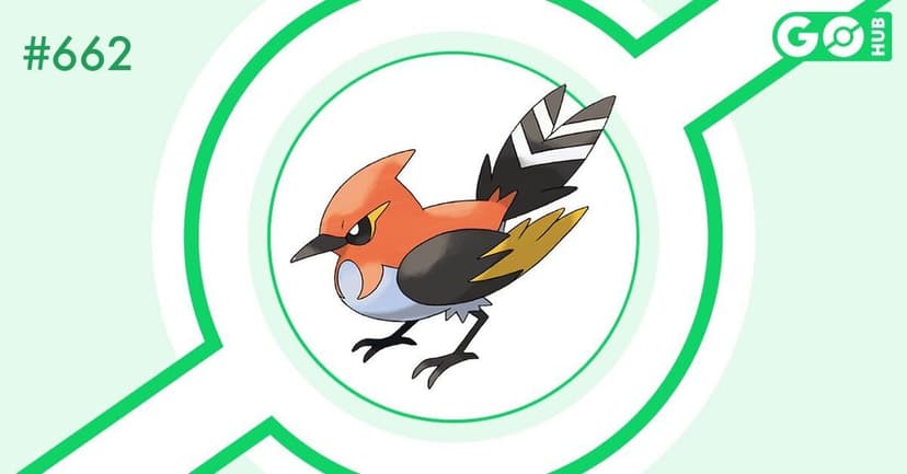 Fletchinder (Pokémon GO) - Best Moveset, Weakness, Counters, Shiny